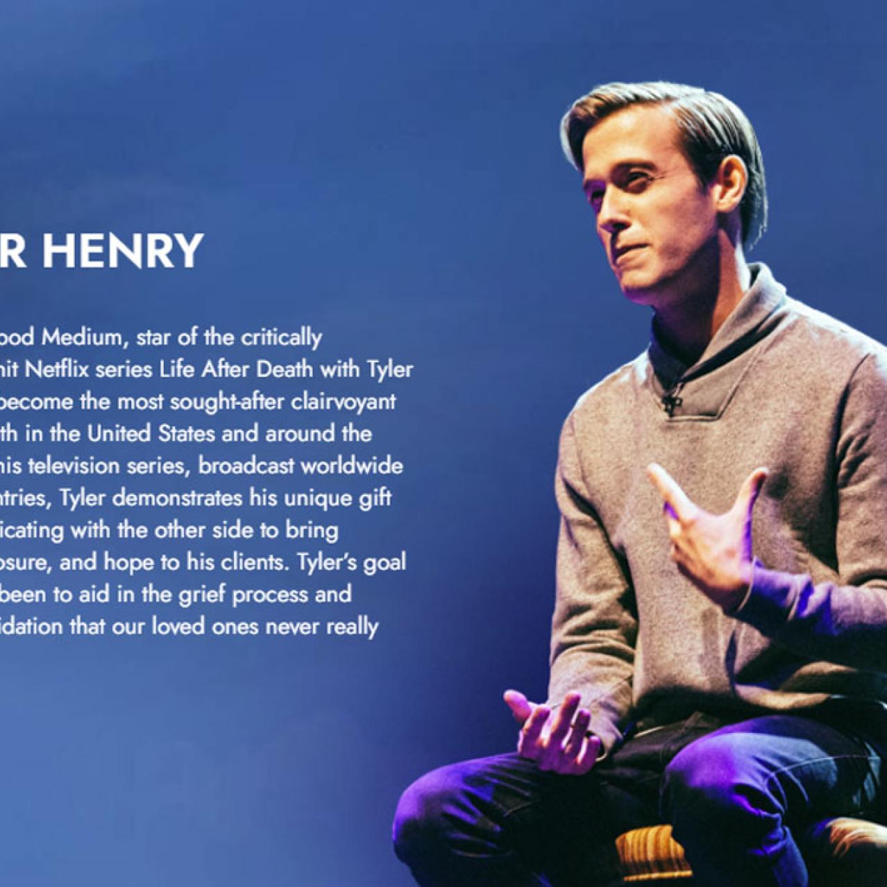 Tyler Henry - The Hollywood Medium OLG Stage at Fallsview Casino